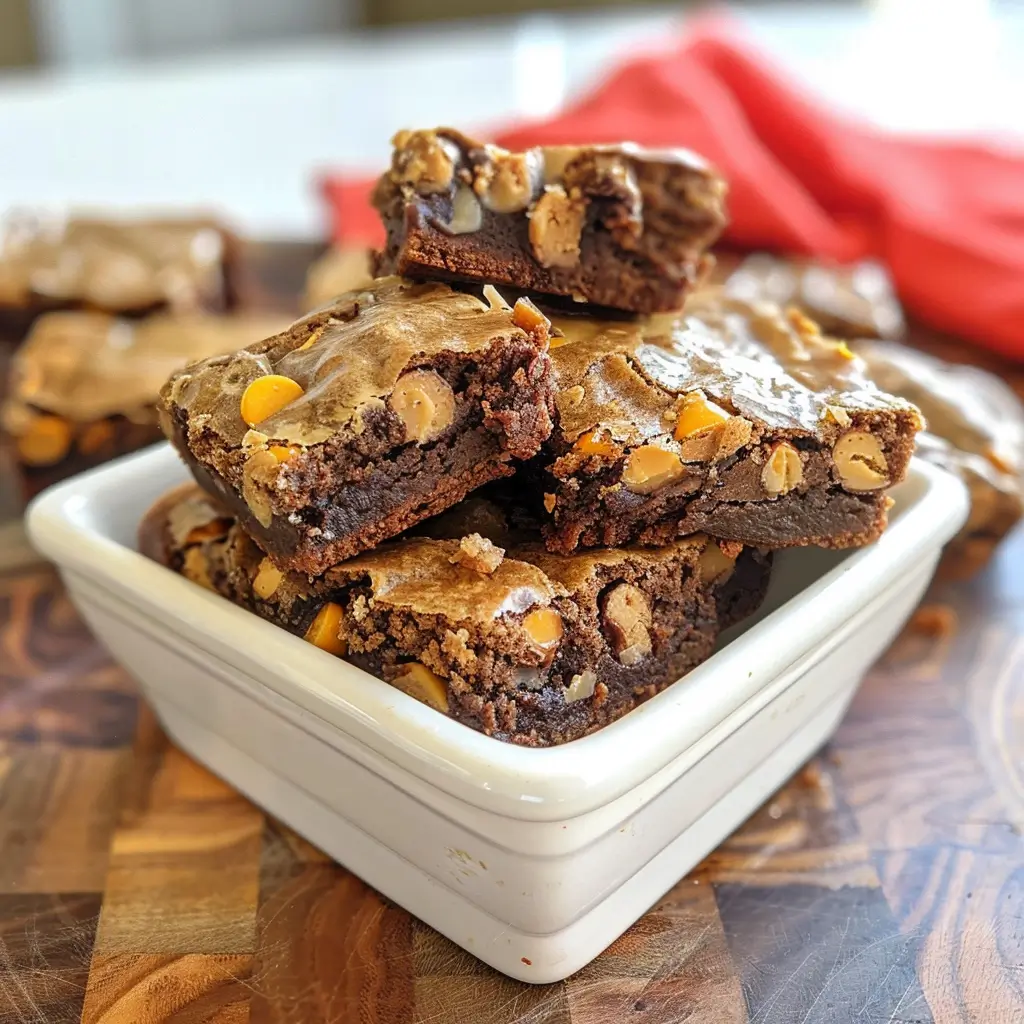 Peanut Butter Brownies Recipe – Easy and Fudgy